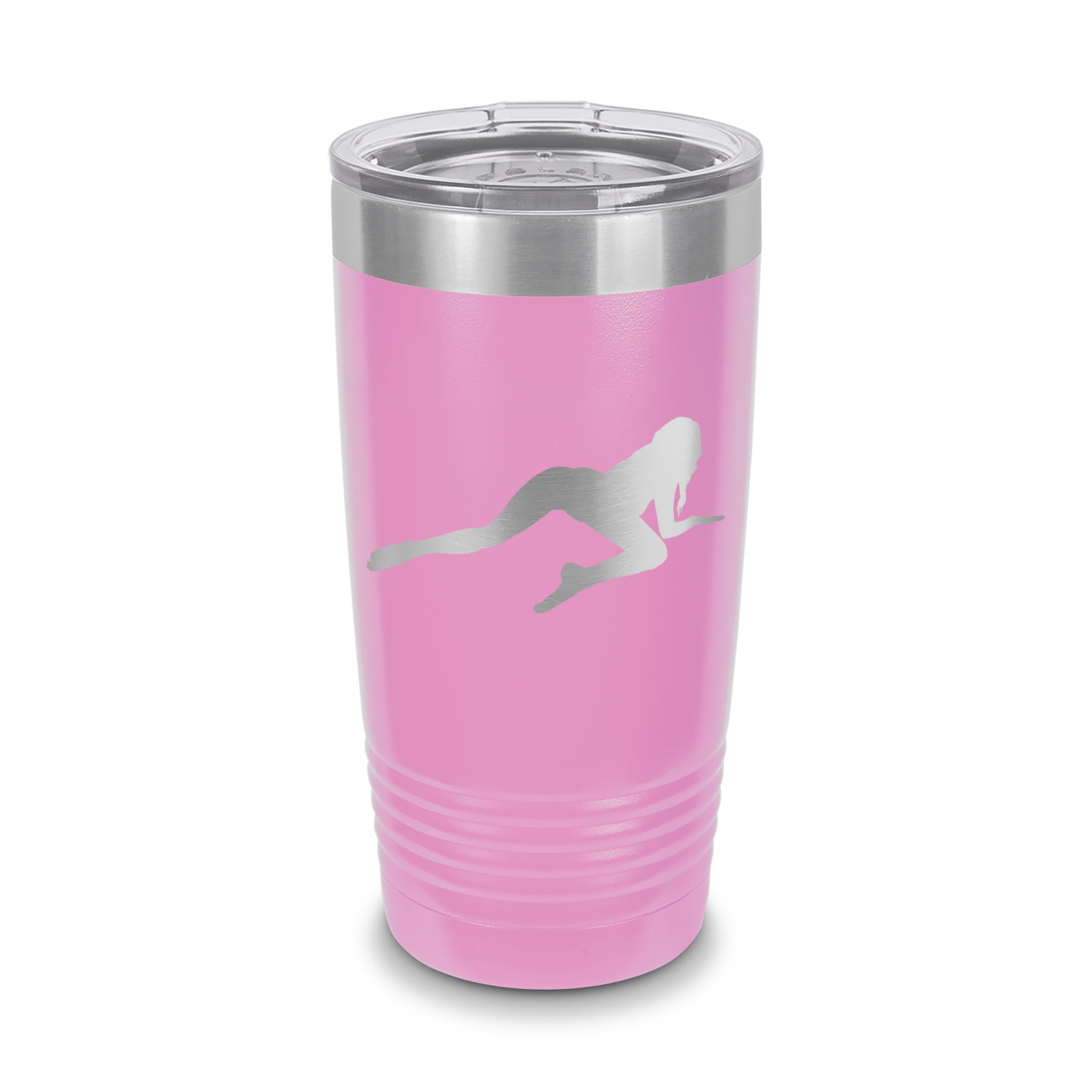 Sexy Stripper Girl Tumbler 20 Oz Laser Engraved W Clear Lid