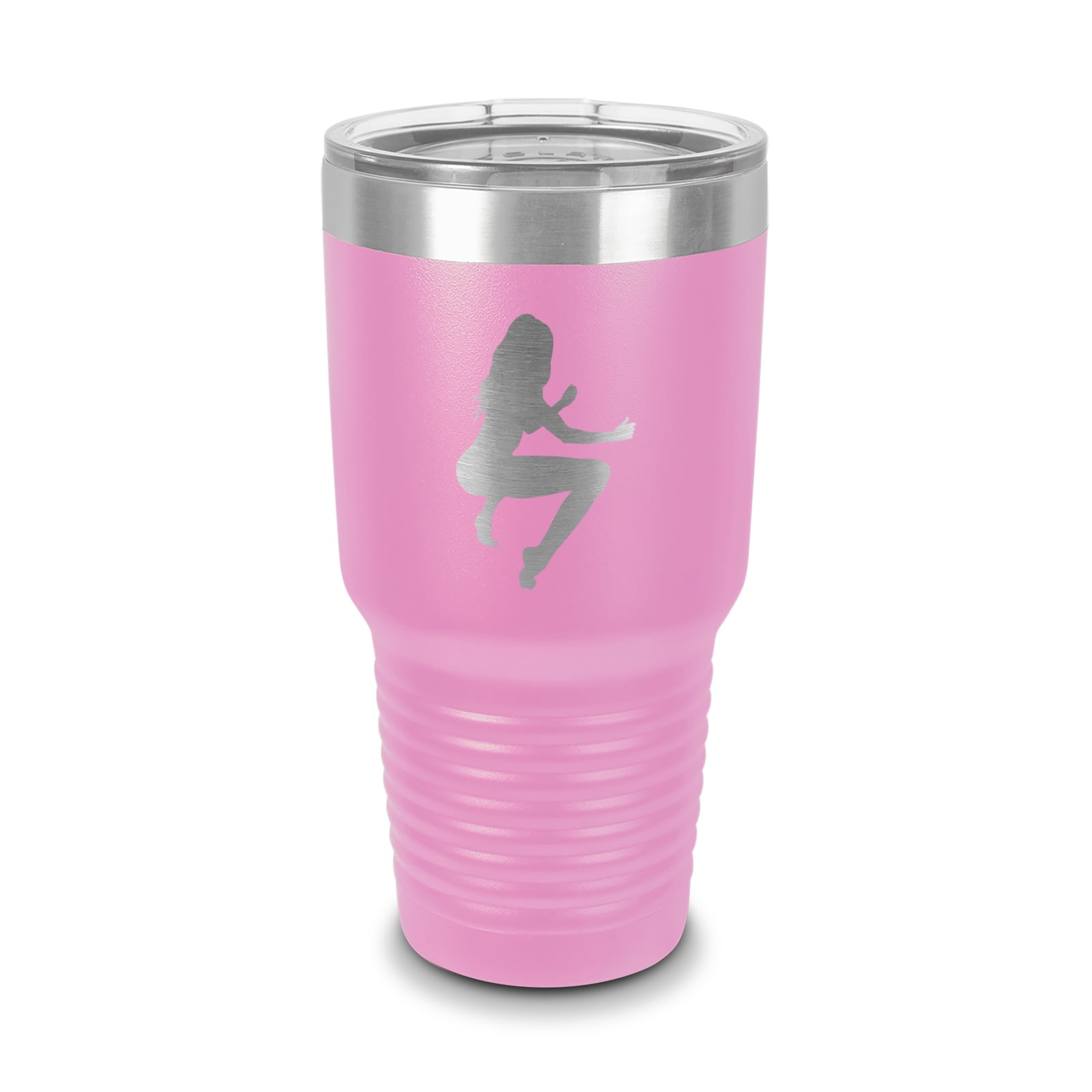 Sexy Stripper Girl Tumbler 30 Oz Laser Engraved W Clear Lid
