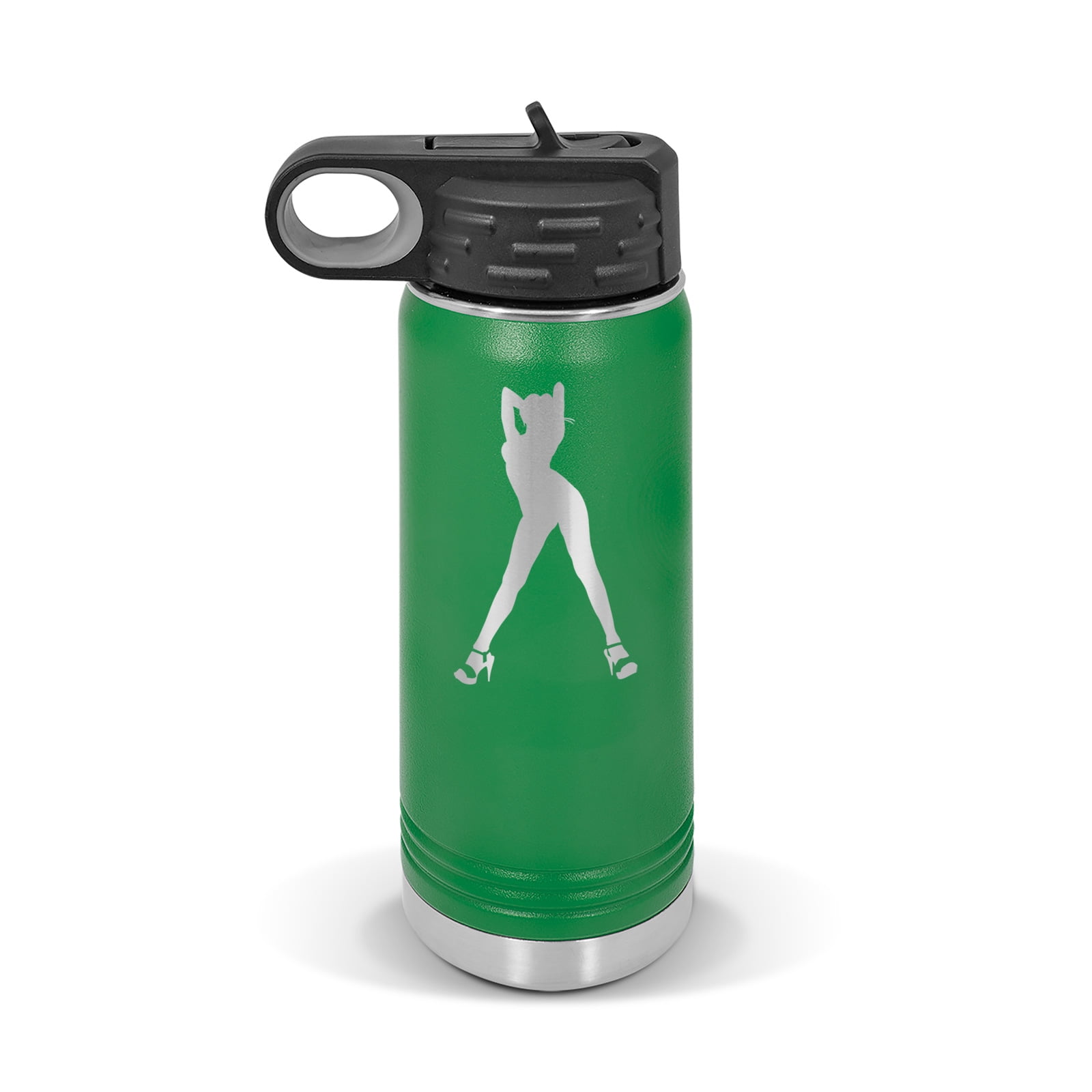 Sexy Stripper Girl Water Bottle 20 Oz Laser Engraved W Flip Top