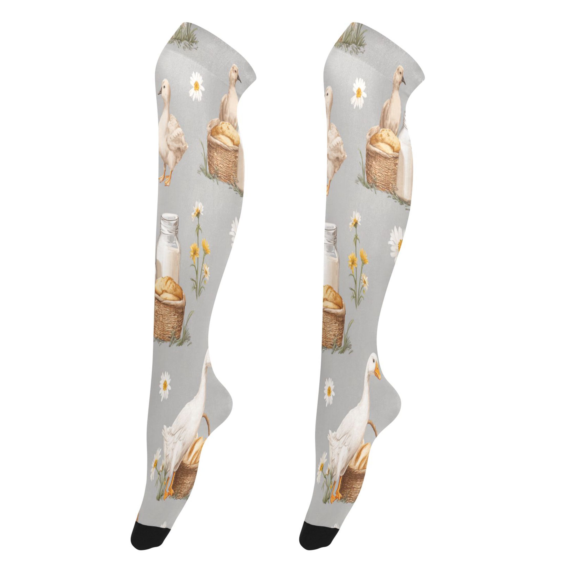 Sexy Thigh High Stockings - Silky Smooth & Stay-Up Design for Legs That ...