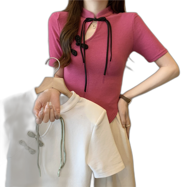 Sexy Unique Sweet And Spicy Short Irregular Hollow Retro Cheongsk