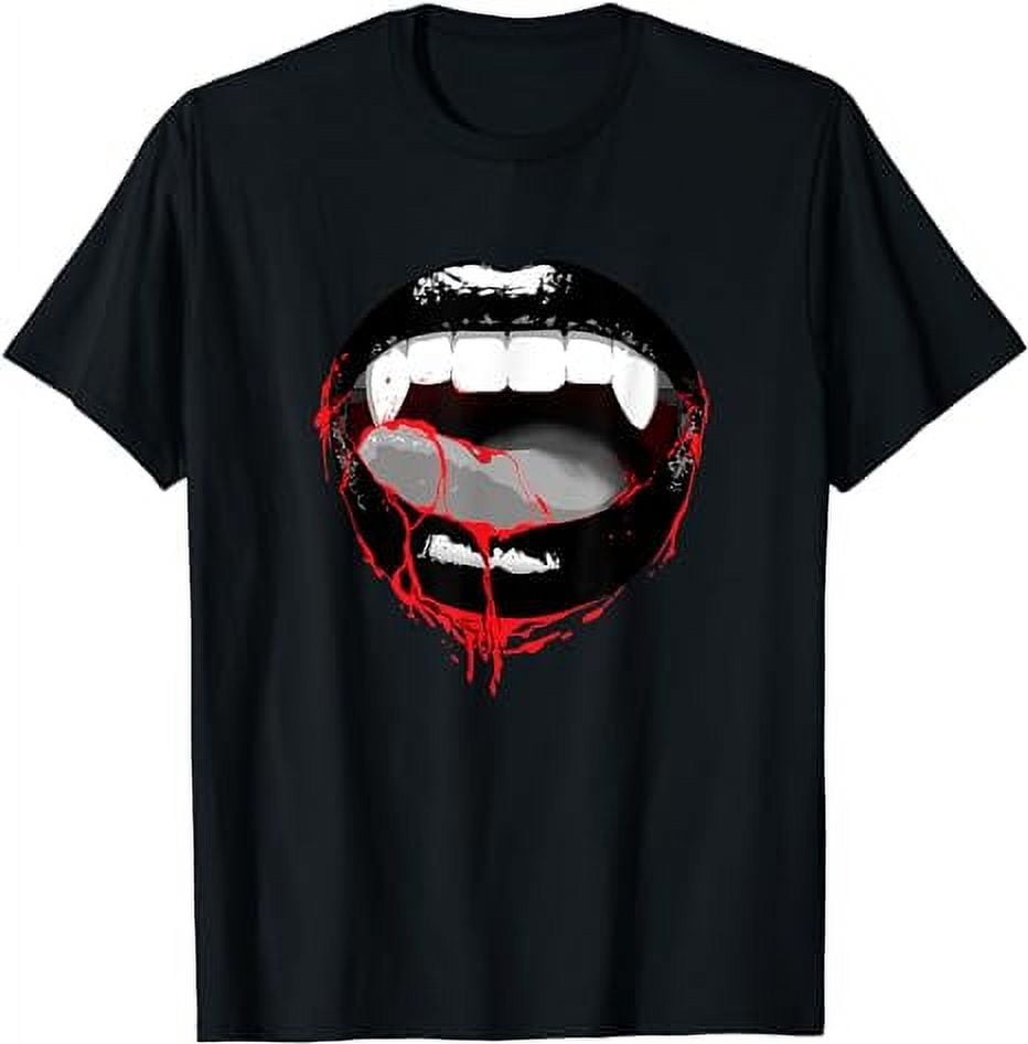 For Women Women's Vampire Lips Gothic Tank Top | Sleeveless Goth ...