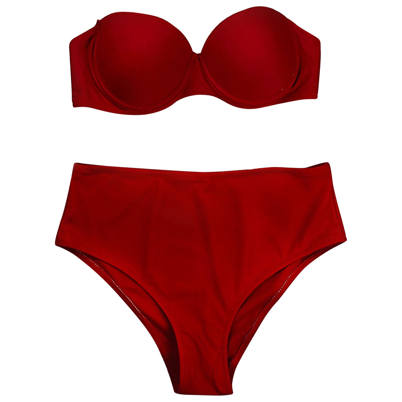 Sexy Women Bikiniswimsuit Detachable Shoulder Strap Set Two Piece Swim Suit Swimwear Low Waisted