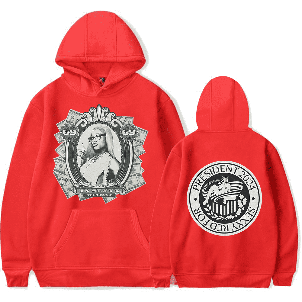 Sexyy Red Merch Hoodie 69 Cash Photo Hoodies Pullover Rapper For Fans ...