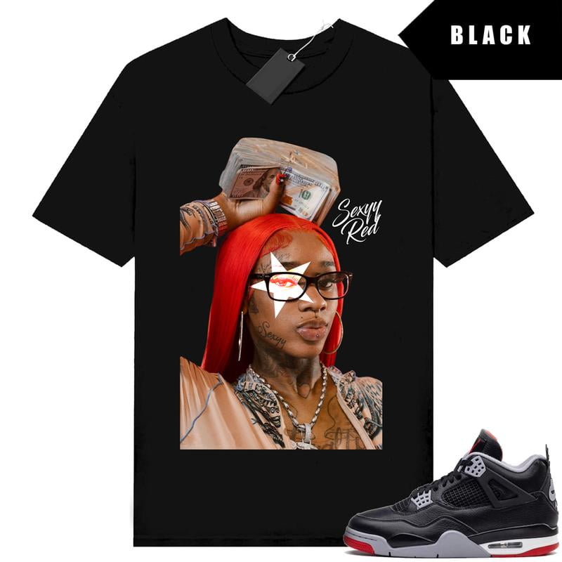 Sexyy Redd Star Designed for Iconic AJ 4 Super Star Rap Style Unisex ...