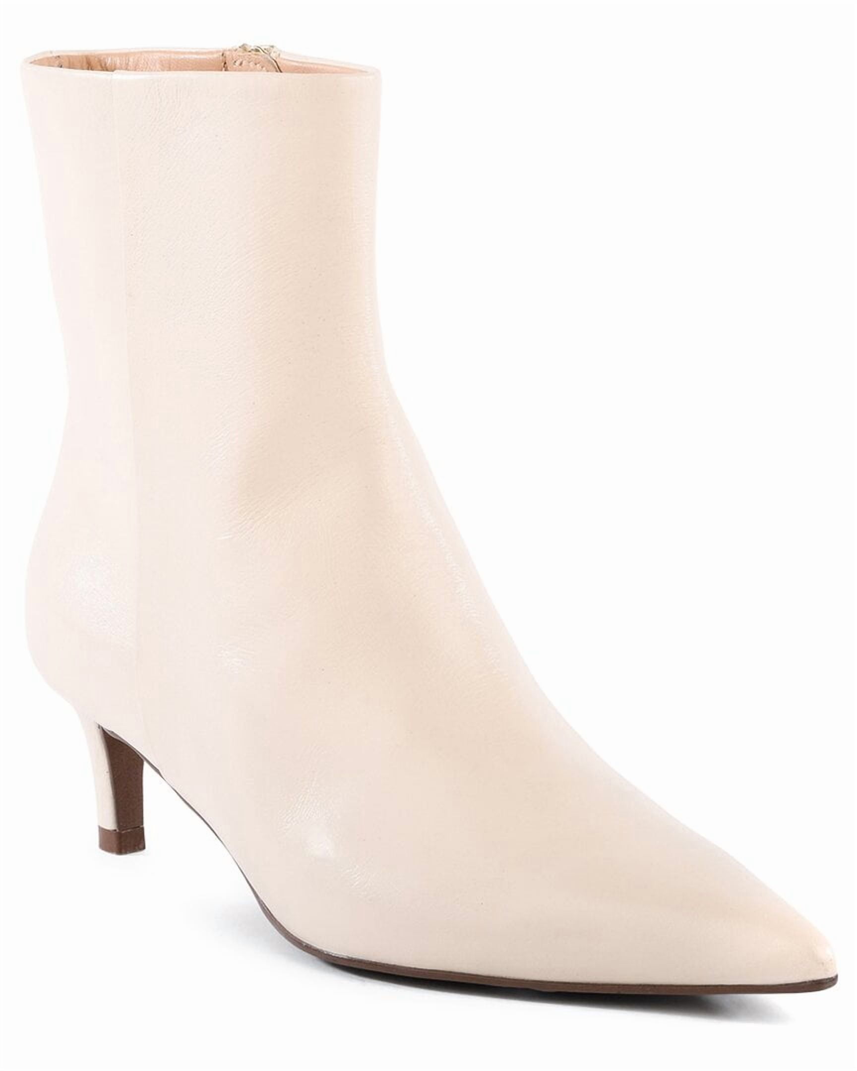 Seychelles Dinner Date Leather Boot, 7, White - Walmart.com