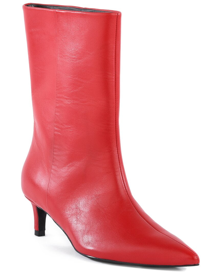 Seychelles Game Changer Leather Boot, 6, Red - Walmart.com