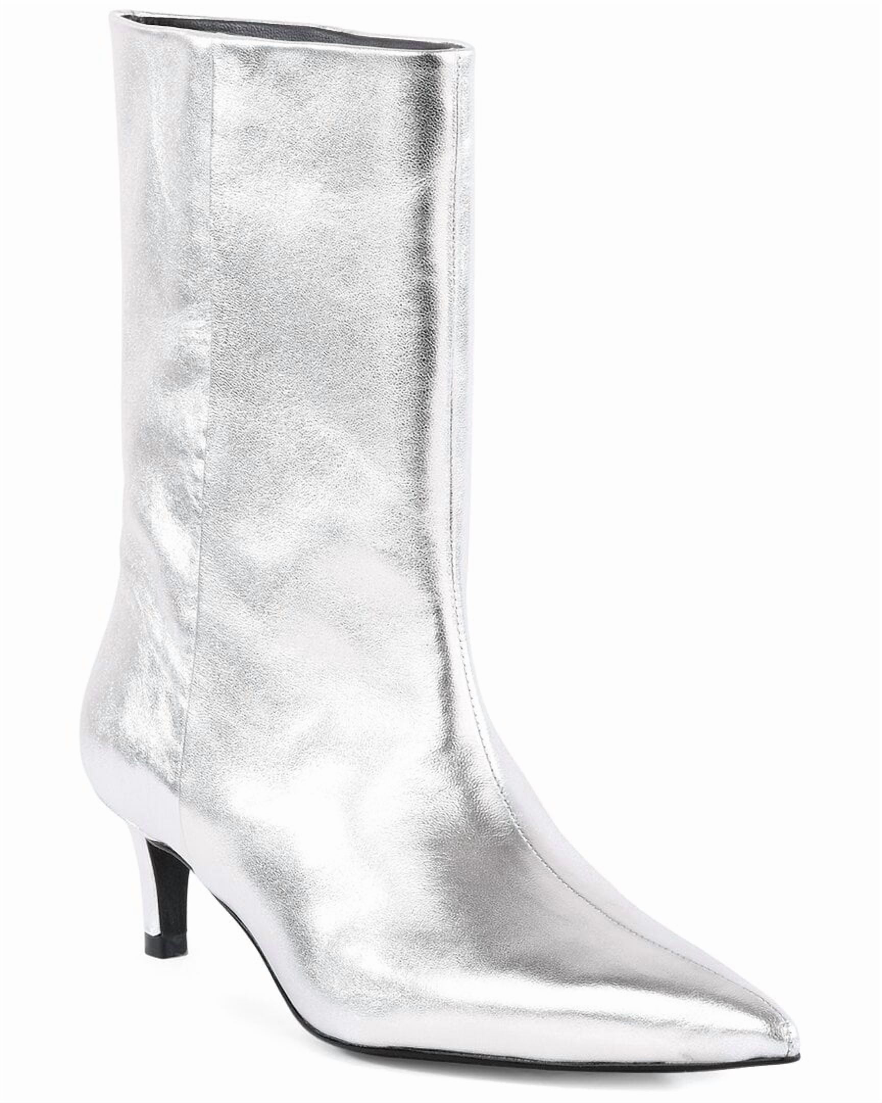 Seychelles Game Changer Leather Boot, 8.5, Silver - Walmart.com