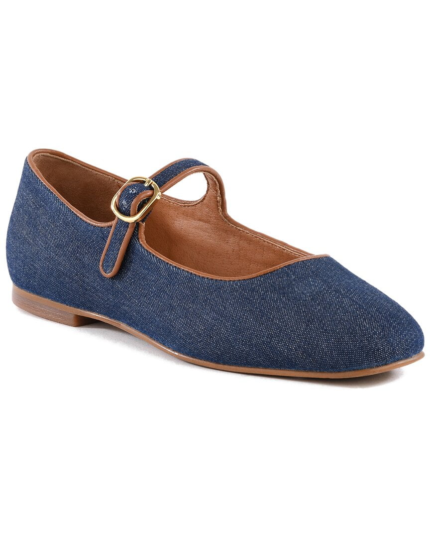 Seychelles Shea Denim & Leather Mary Jane Flat, 11, Denim - Walmart.com