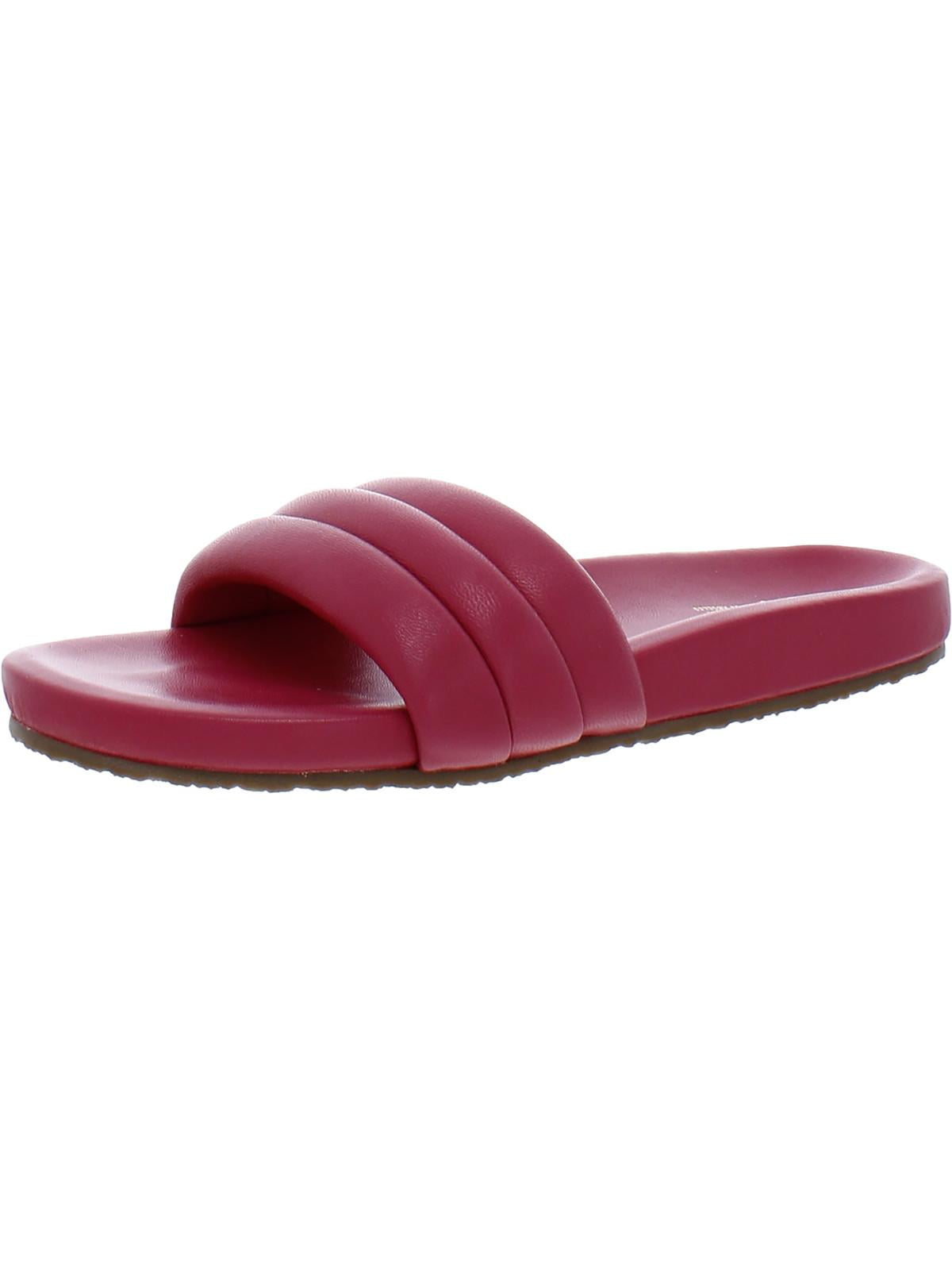 Seychelles Womens Low Key Leather Ribbed Slide Sandals - Walmart.com