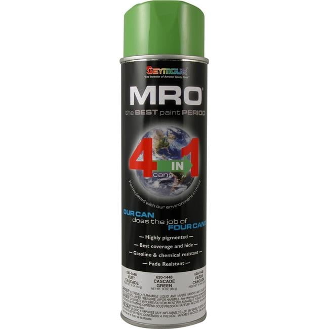 Seymour 20 oz MRO Industrial High Solids Spray Paint, Cascade Green ...