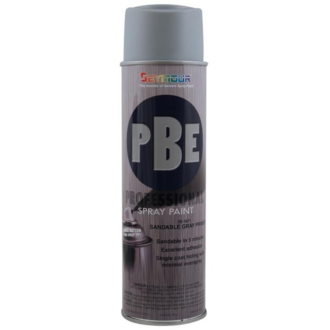 Seymour SM20-1671 20 oz PBE Professional Spray Paint, Light Gray Primer ...