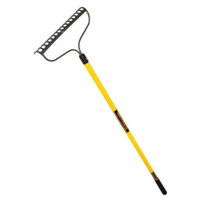 Seymour 60in. Handle 16 Tine Fiberglass Handle Structron Bow Rake BR16 ...