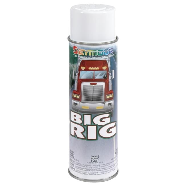 Seymour Big Rig Professional Coatings Spray Paint, Gloss White ...