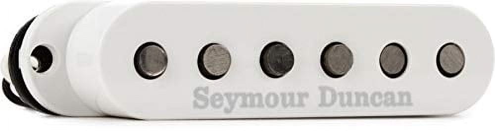 Seymour Duncan SSL-5 Custom Staggered Pole Middle (RWRP) Strat Single Coil Pickup - White ...