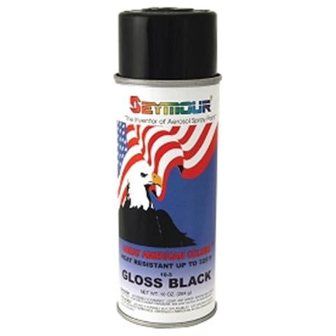 Seymour SM10-3 16 oz Great American Spray Paint, Gloss Black - Walmart.com
