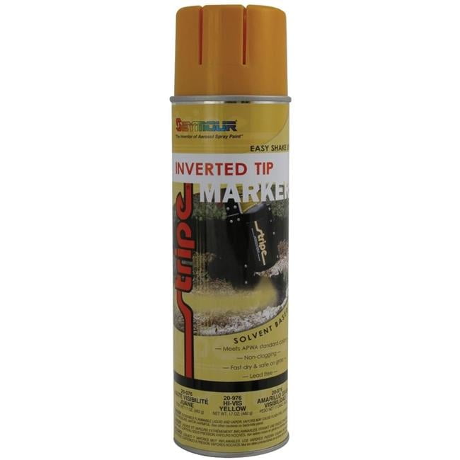Seymour Solvent Base Inverted Tip Permanent Marking Paint, Hi-Viz ...
