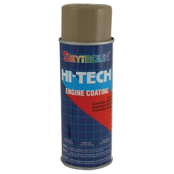 Seymour of Sycamore 16 oz Hi-Tech Engine Spray Paint, Cummins Beige ...