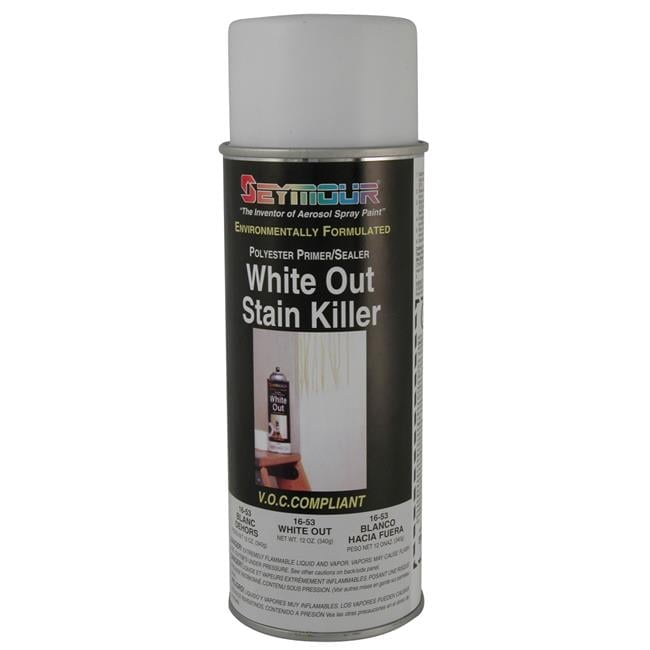 Seymour of Sycamore 16 oz White Out Stain Killer - Pack of 12 - Walmart.com