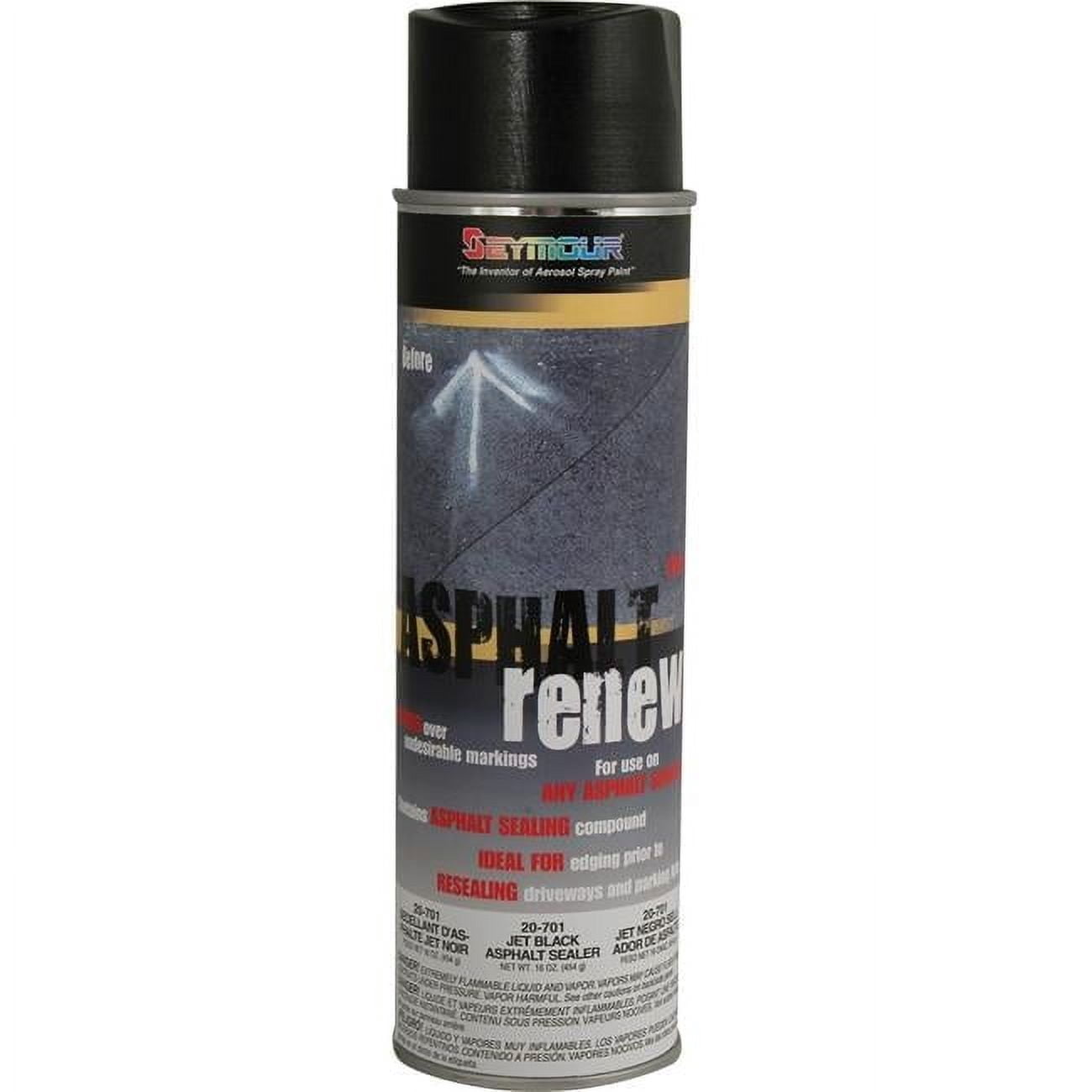 Seymour 20 oz Solventbase Asphalt Renew Jet Black Spray, Outdoor ...