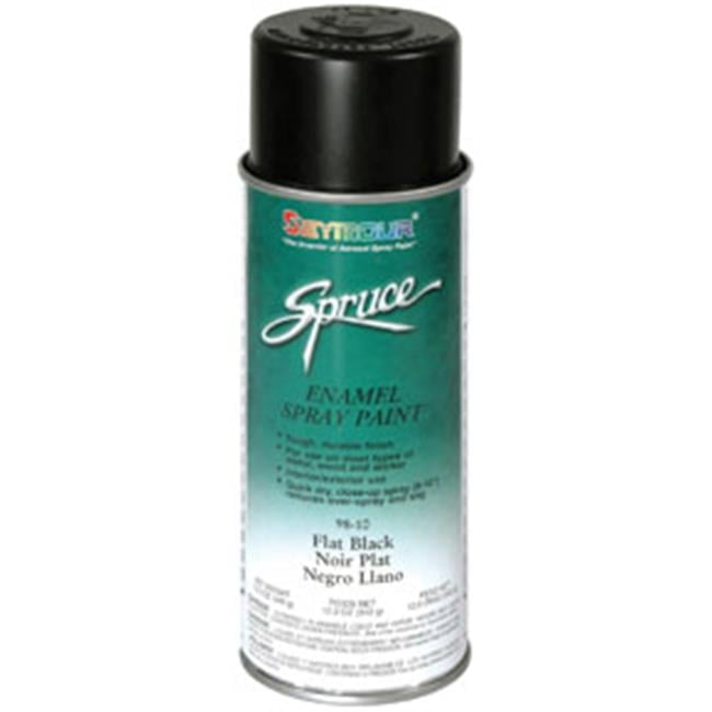 Seymour of Sycamore 98-10 Spruce General Use Spray Paint- Flat Black ...
