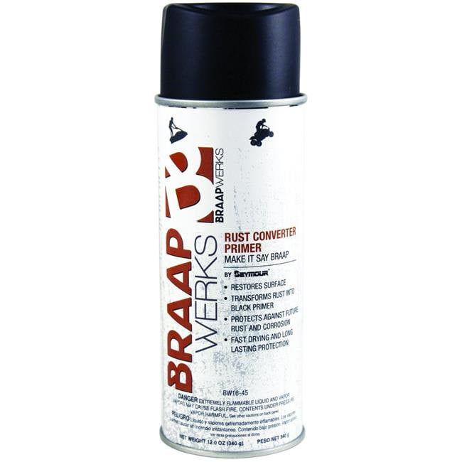 Seymour of Sycamore BW16-45 Braap Werks Rust Converter Primer - Pack of ...