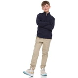 Sezzit Boys Quarter Zip Cable Knit Sweater – Warm Pullover for School ...