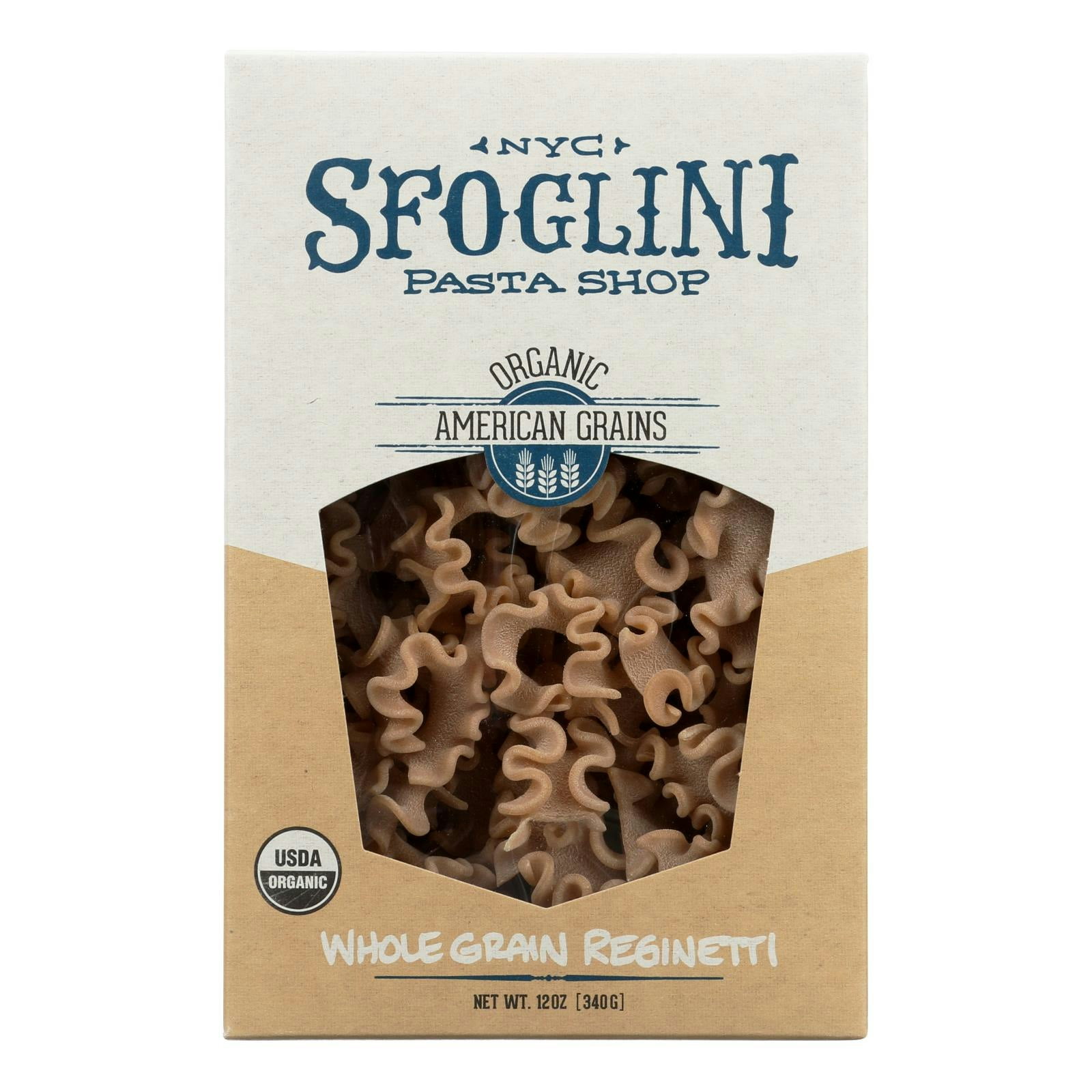 Sfoglini Pasta Reginetti Whole Grain 12 oz (Pack of 6) - Walmart.com