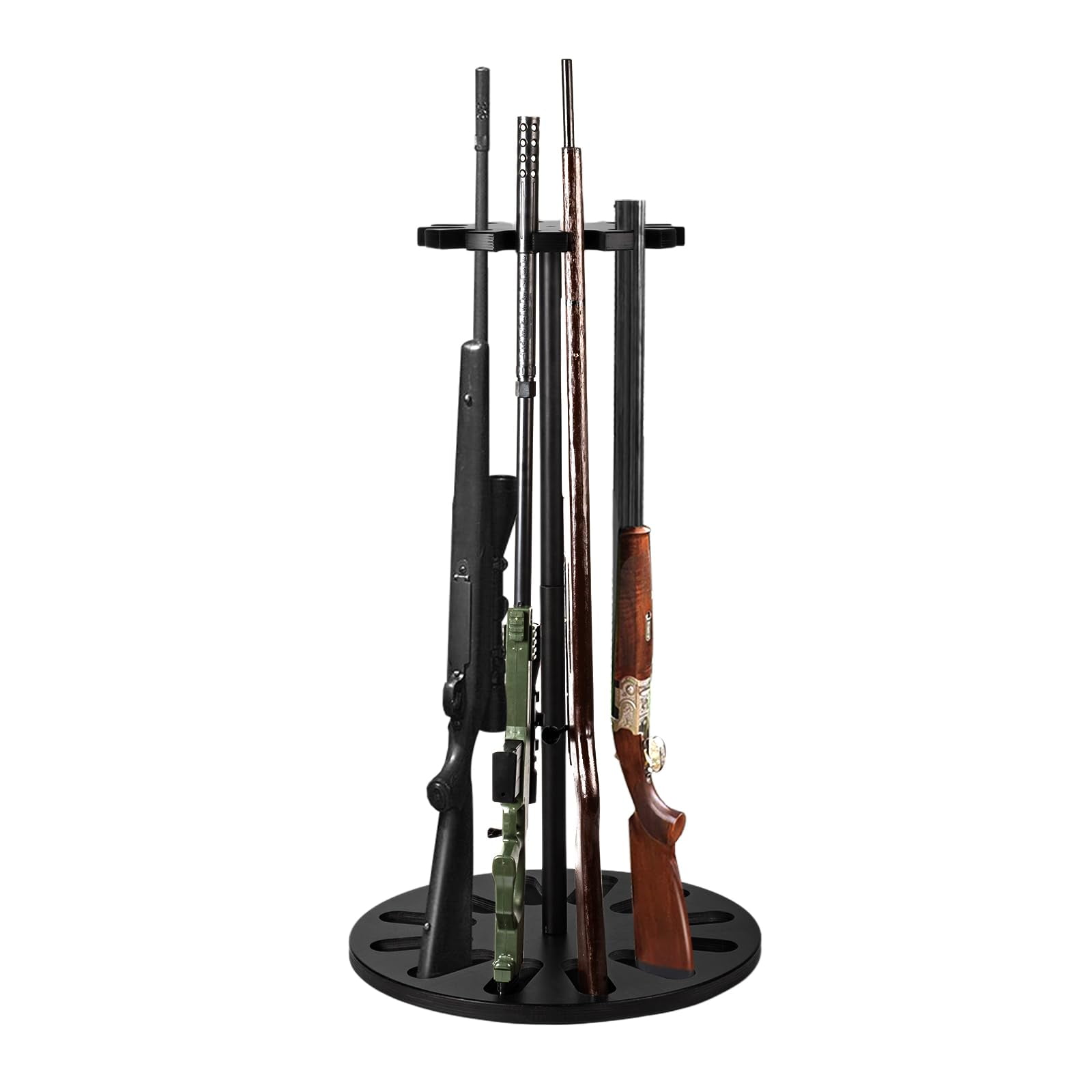 Sfugno Gun Rack, Heavy Solid Wood Rifle & Shotgun Holder With Display ...