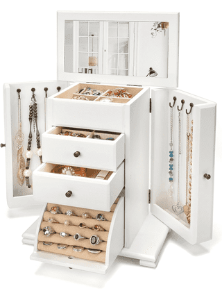 Mirror jewelry box walmart store