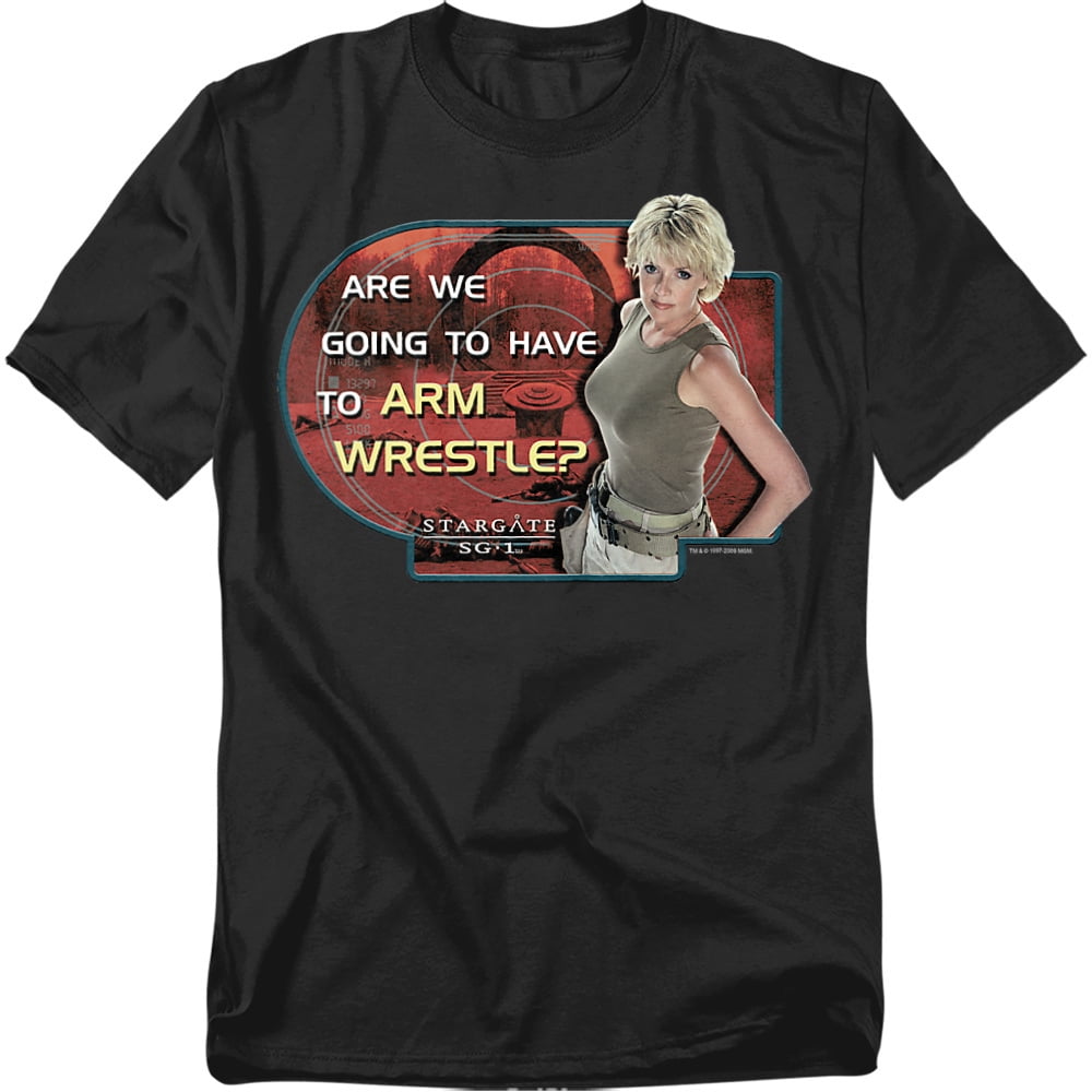 Sg1 T-Shirt Arm Wrestle Unisex Graphic Tee For Men & Women - Walmart.com