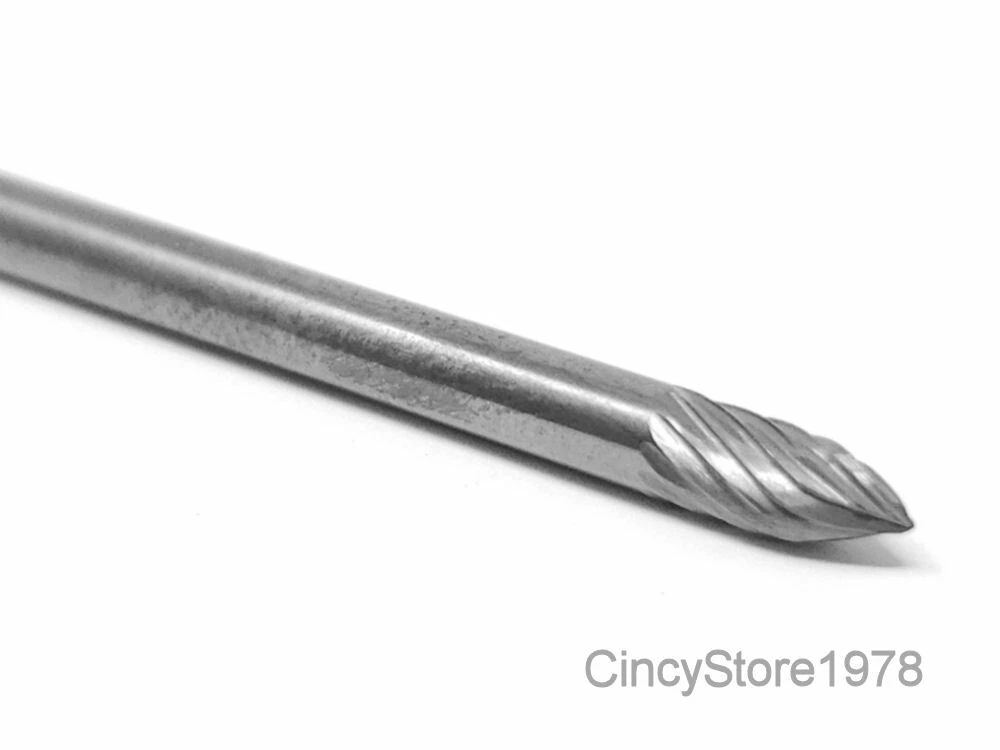 Sg41S Tree Shape Solid Carbide Burr Bur Cutting Tool Die Grinder Bit 1/ ...