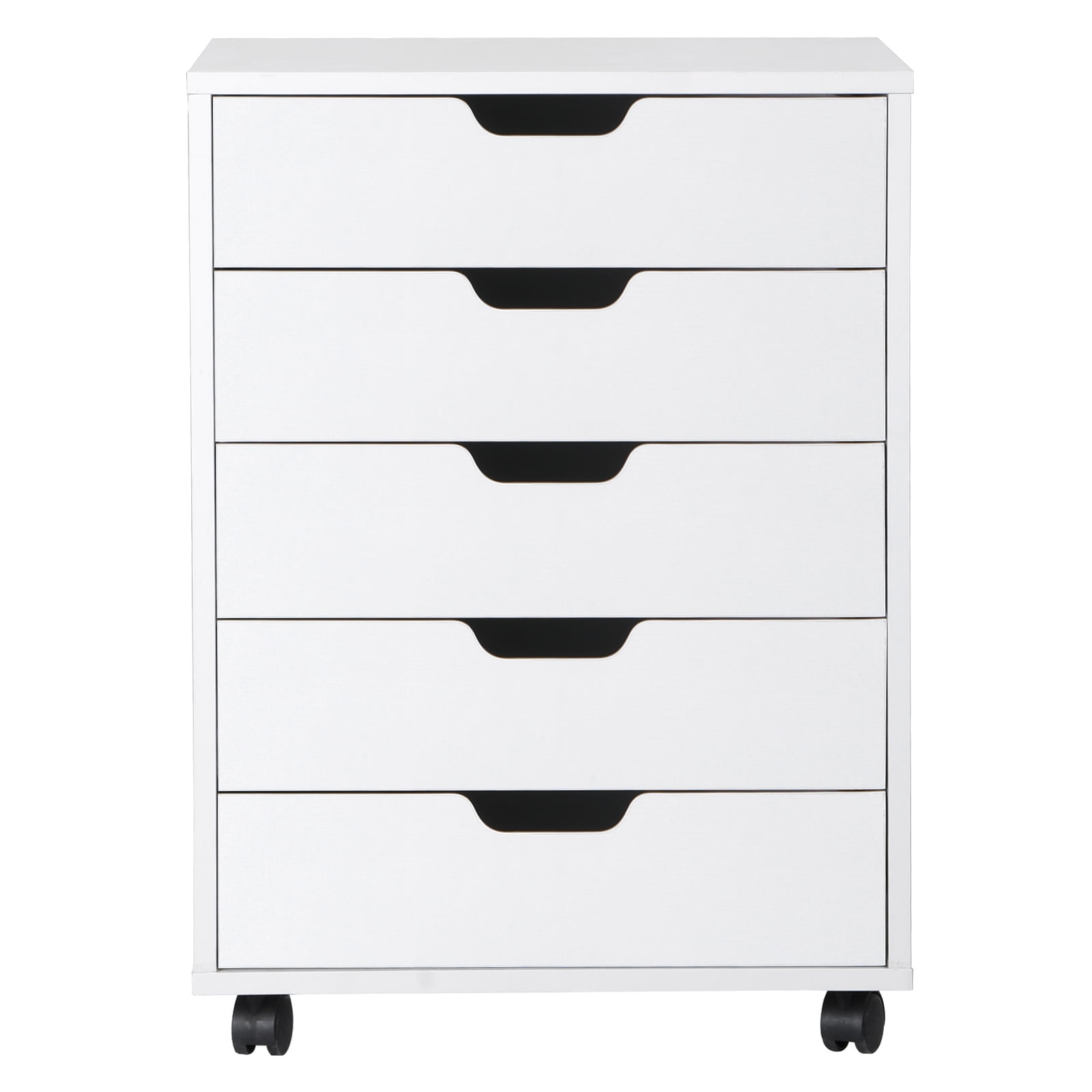 SgoodS 5 Drawers Dresser - Clothing Storage Chests Organizer w/Wheels ...