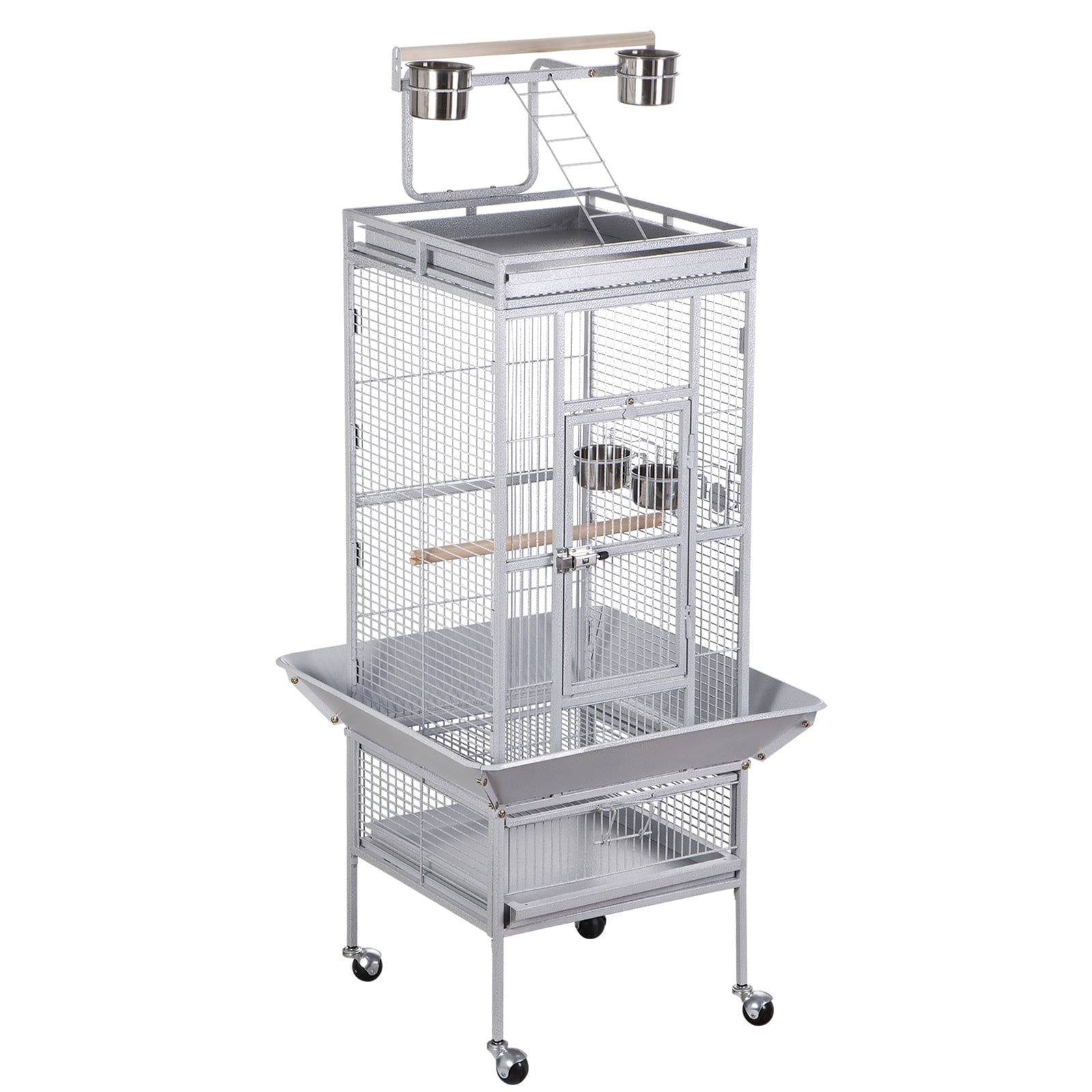 SgoodS Bird Cage Durable Steel Birdcage Parrot Lovebird Multiple Size w ...