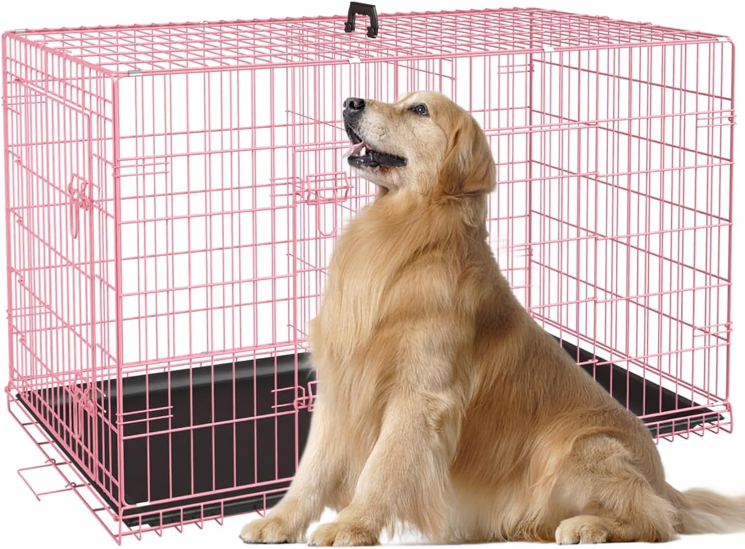 SgoodS Heavy Duty Large Dog Crate, 48 Inch Dog Crates for Large Dogs ...