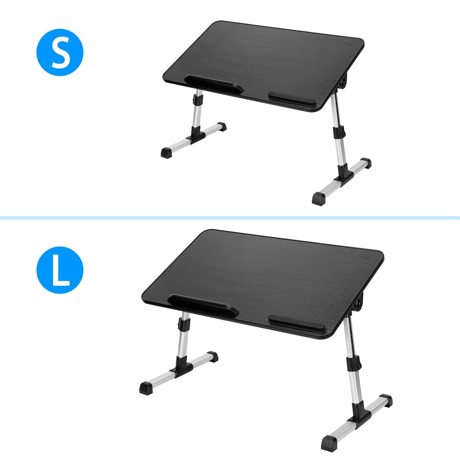 SgoodS Height Adjustable Laptop Bed Tray Lap Table Desk w/ Foldable ...
