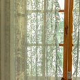 Sgreen Sheer Curta45 Inch Length- Romantic Small Lace Cafe Half For ...