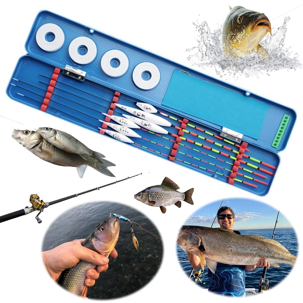ShYlai Fishing Float Combination Set with Float Box Fish Float Fishing ...