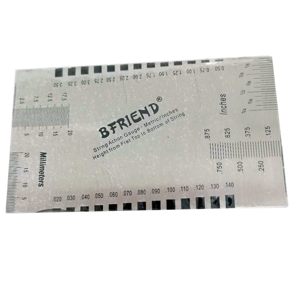 ShYlai Stainless Steel Guitar Parts Ruler Lightweight Guitar Action ...