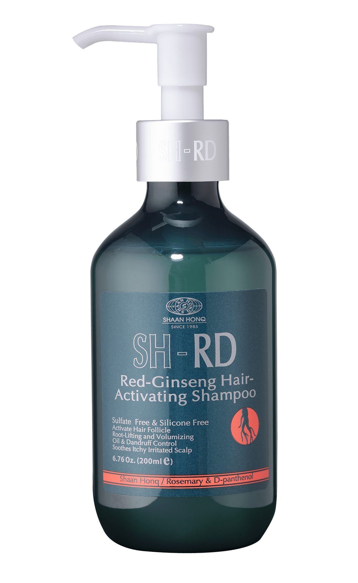 Shaan Honq SH-RD Red-Ginseng Hair-Activating Shampoo - 6.76 oz - Walmart.com