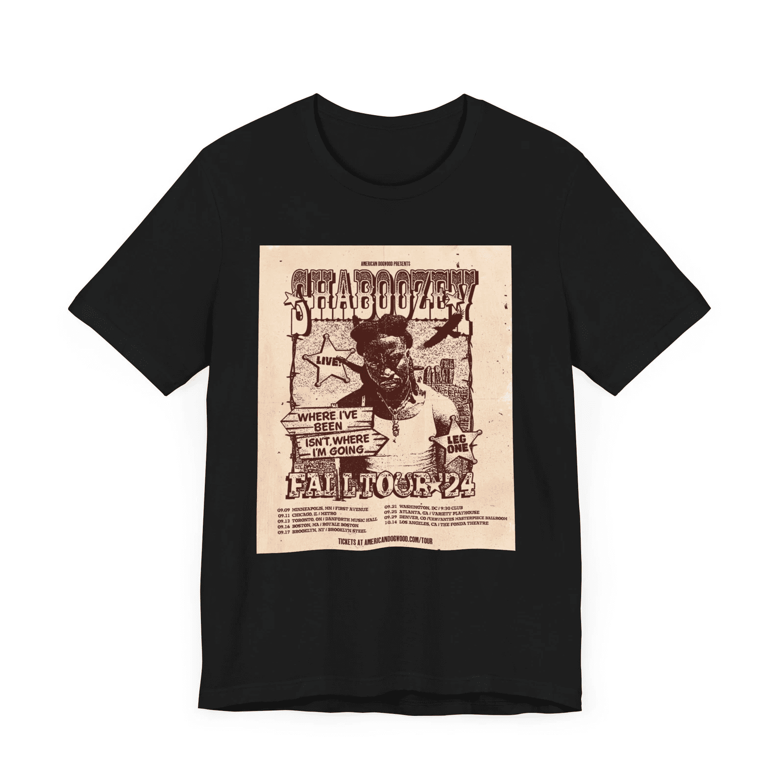 Shab00zey Tour Poster, Wanted Poster Style, Country Music T-shirt For ...