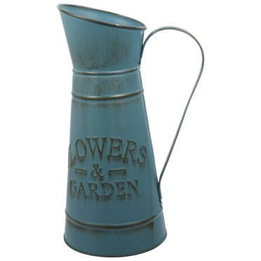 VANCORE Shabby Chic Metal Flower Vase - Rustic Farmhouse Decor for ...