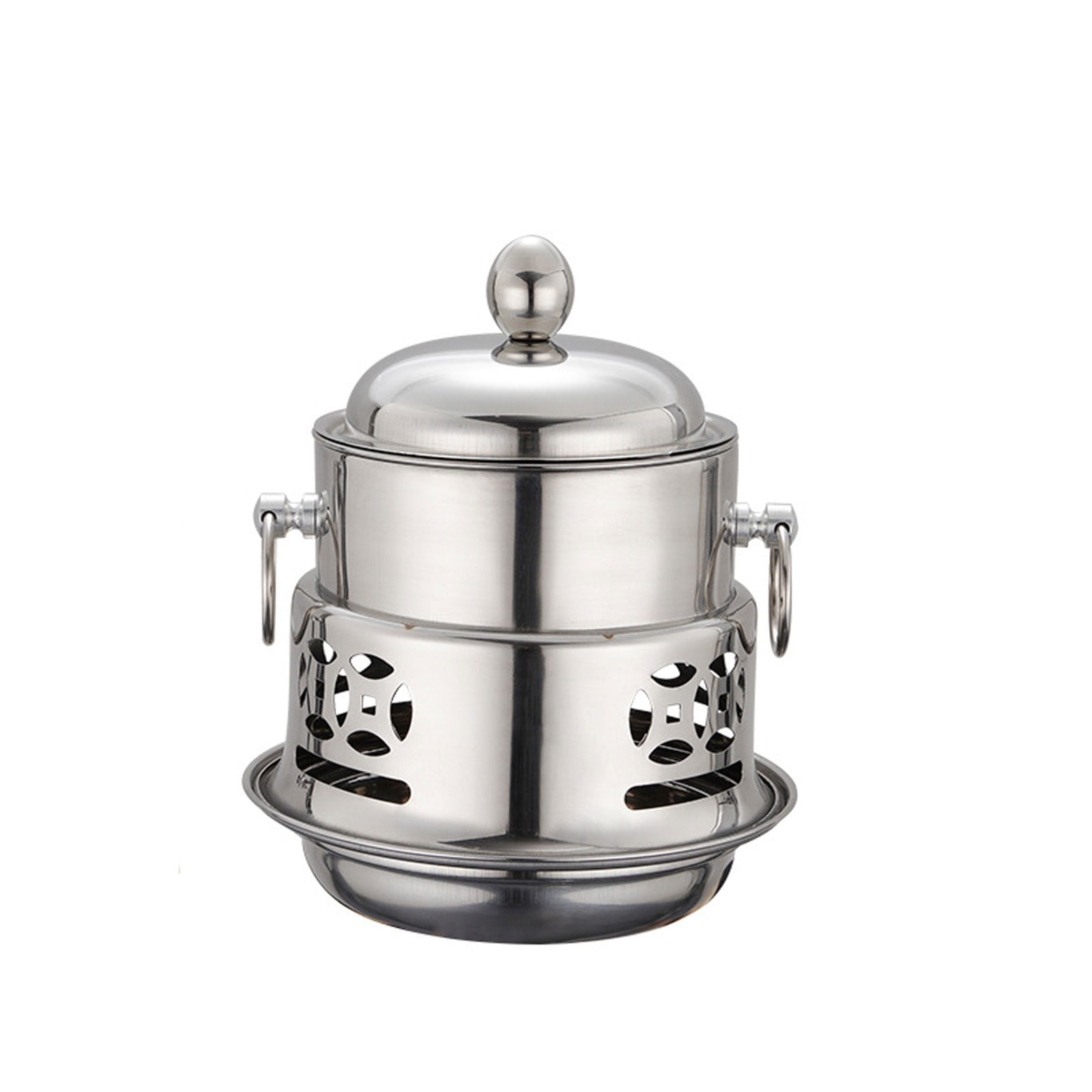 Shabu Shabu Copper Hot Pot Stove Mini Hotpot Pan Stainless Steel ...