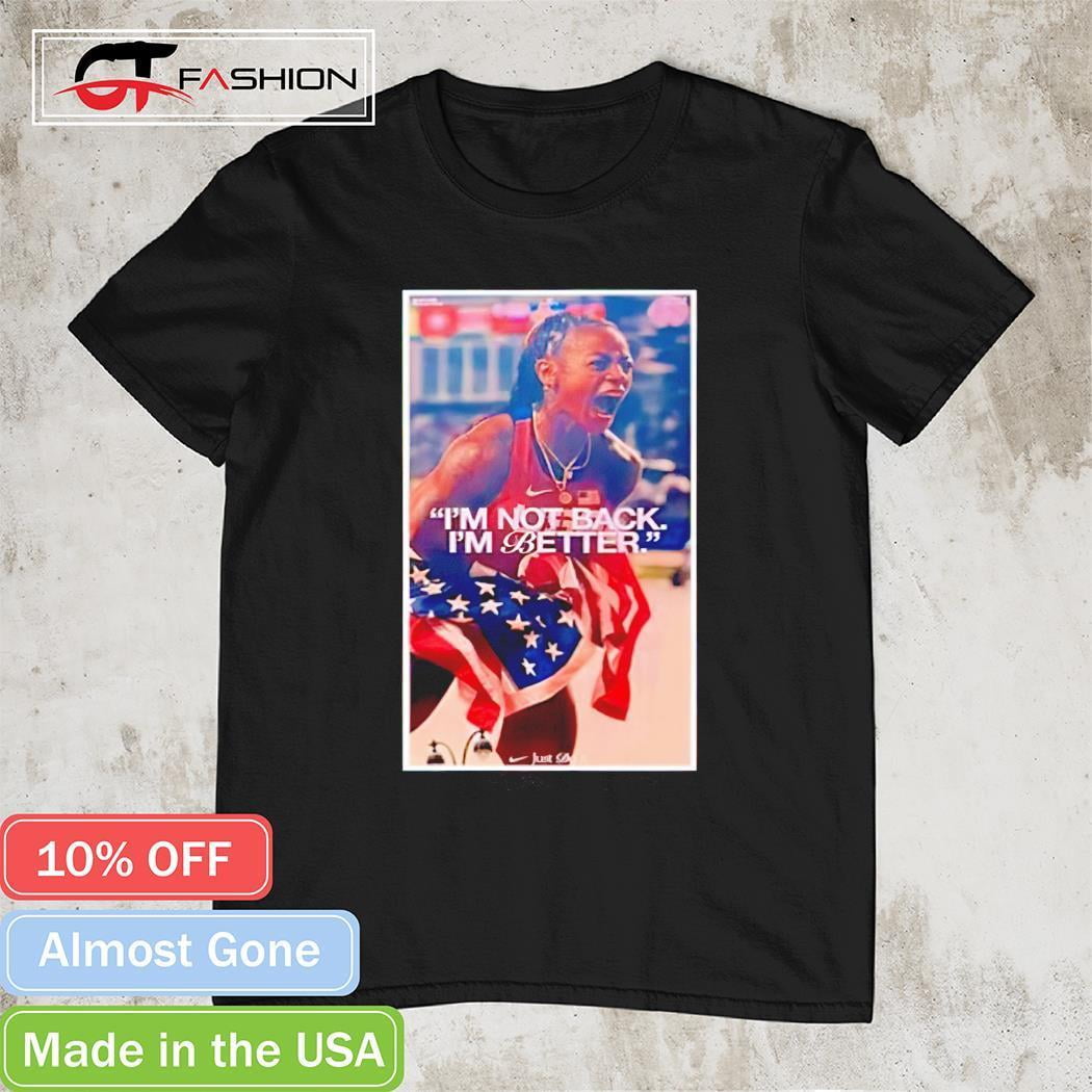 Shacarri-richardson-im-not-back-im-better-shirt-shirt - Walmart.com