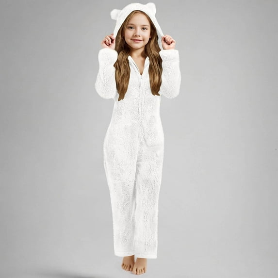 Shachafan Cozy Lined Toddler Girls Romper Jumpsuit Soft Outfit For Baby ...