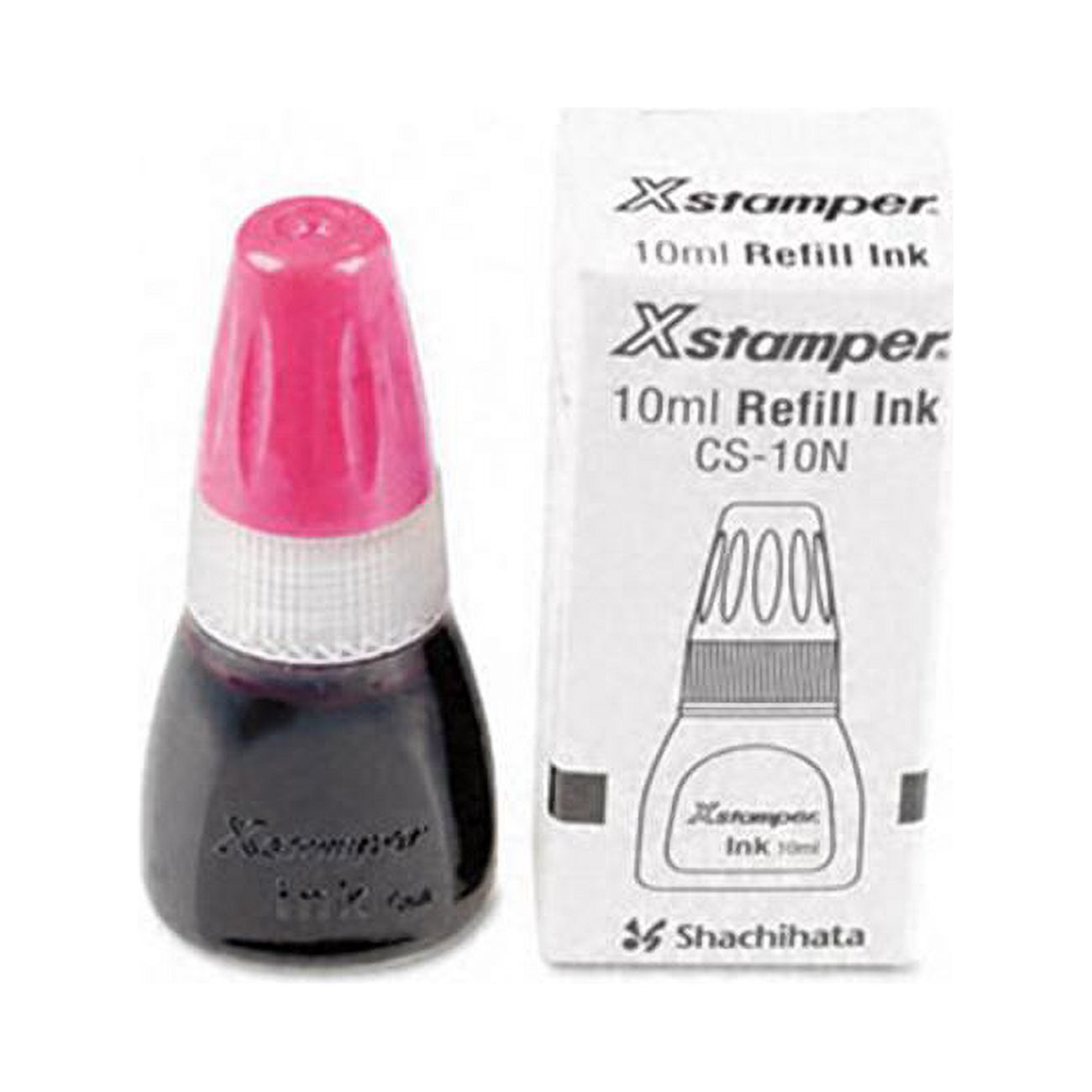 Shachihata Refill Ink for Xstamper Stamps 10ml-Bottle Pink - Walmart.com