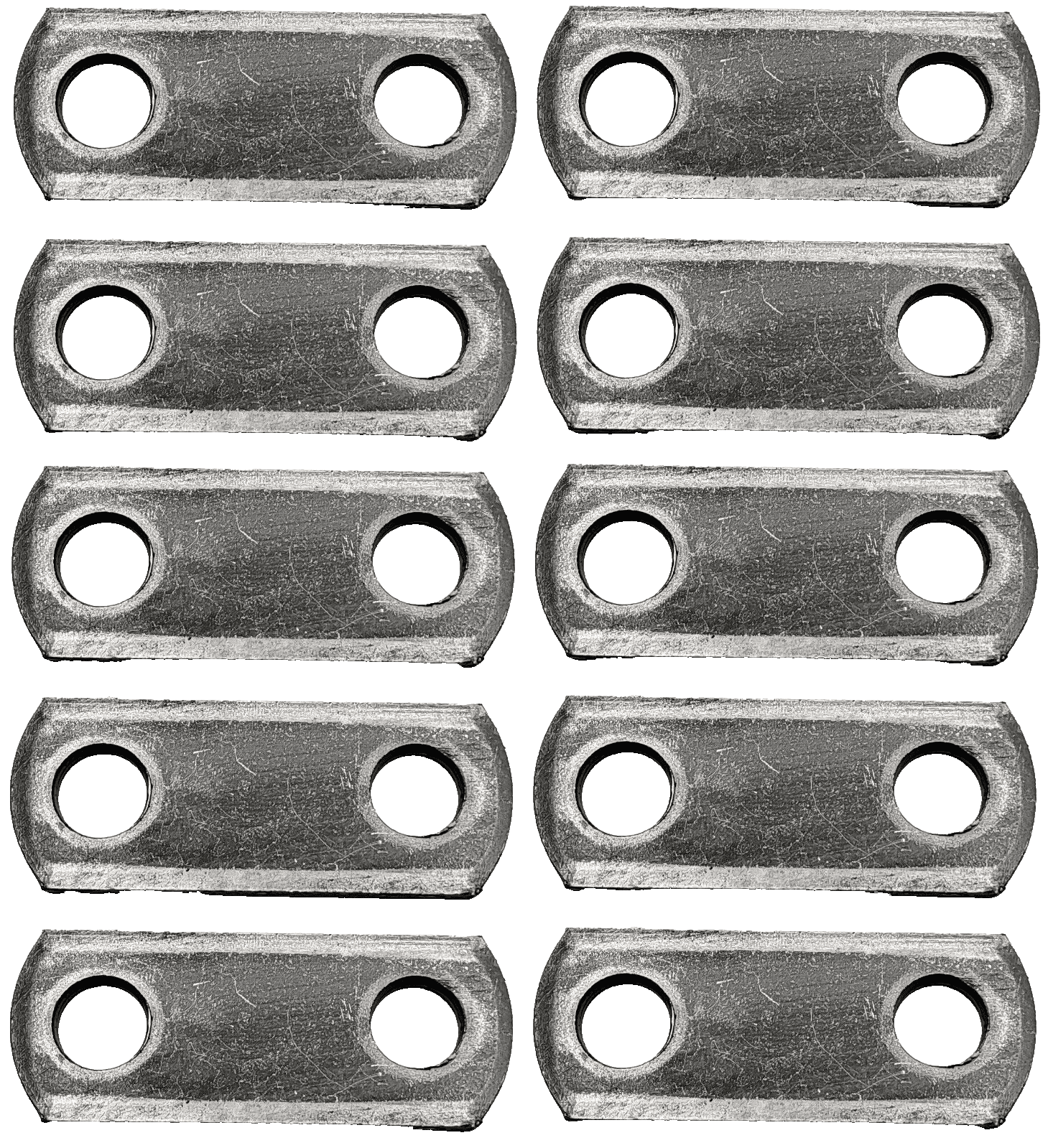 Shackle Link Strap 2 inch on Center Trailer Leaf Spring Axle ...