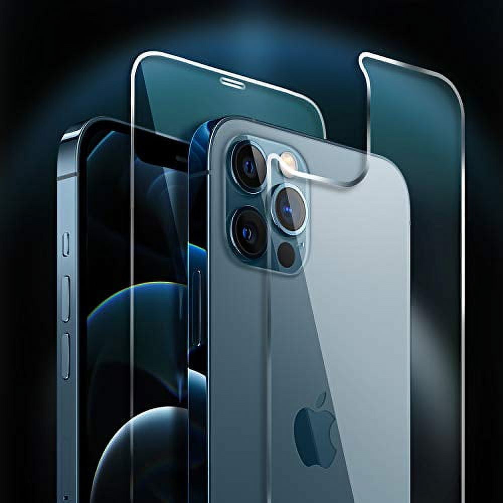 Shacoryze Front and Back Screen Protector for iPhone 12 Pro Max ...