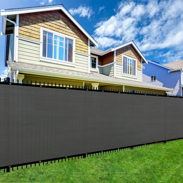 6x50ft Fence Privacy Screen, Heavy Duty Garden Fence Mesh Brass ...
