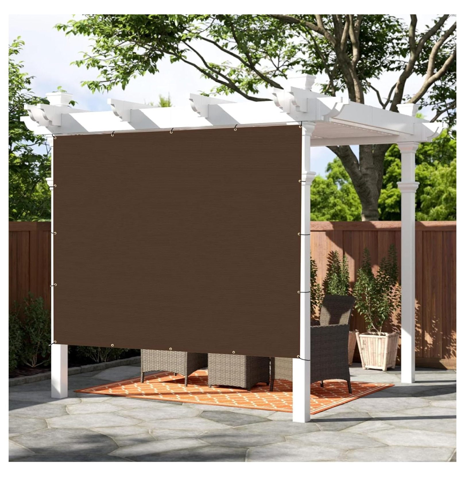 Shade Cloth 6x10 FT Sun Shade Screen Fabric HC-009 Shade Cover Tarp ...